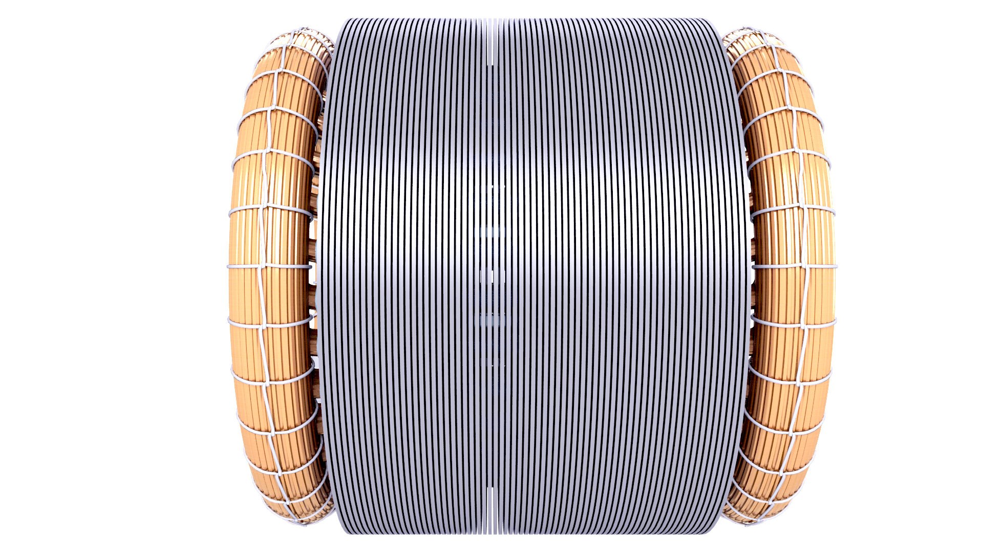 3D Model Three-phase Induction Motor Stator 125 - TurboSquid 2395238