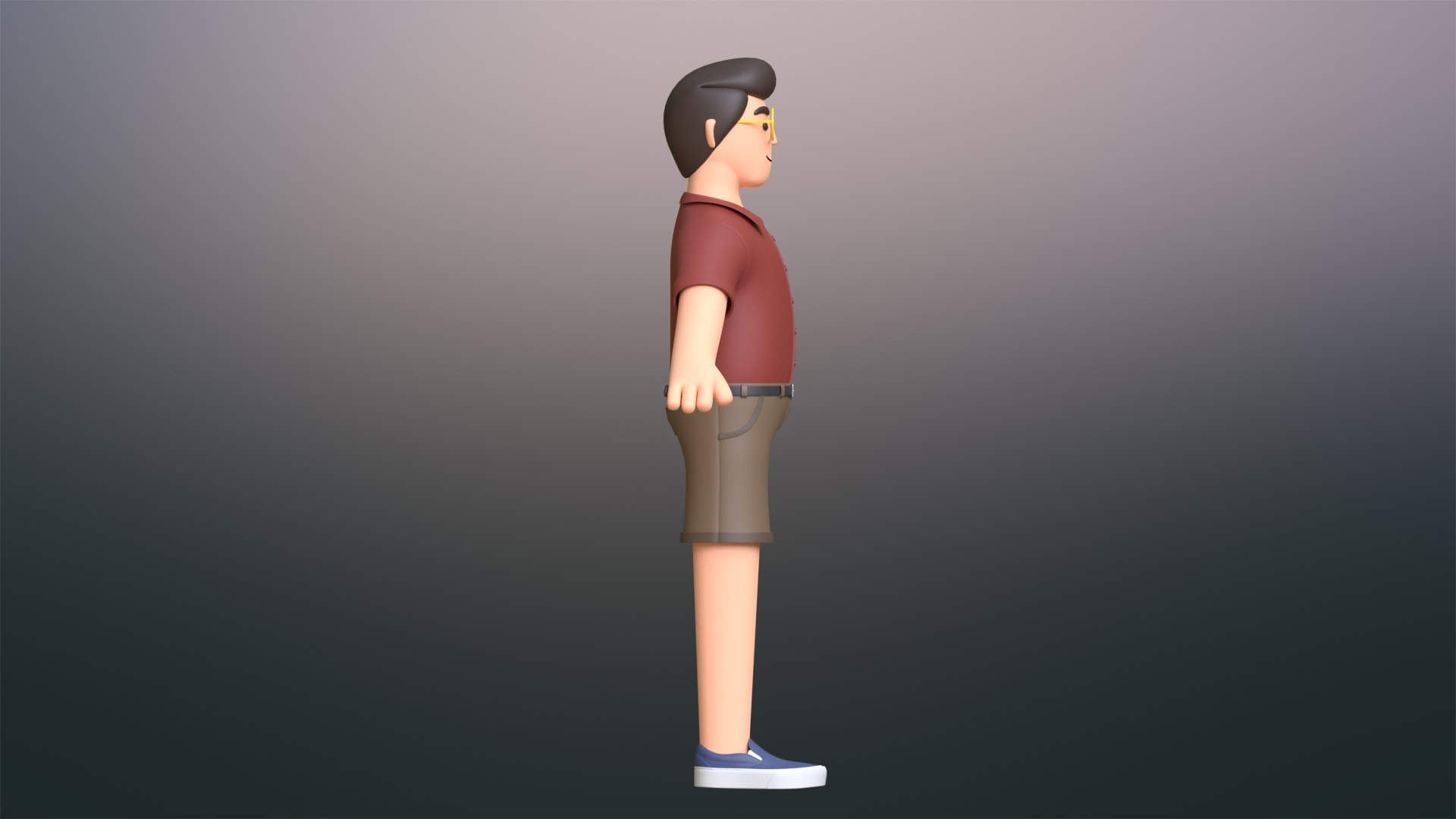 Minimal People Man Character 1005 3D - TurboSquid 2117662