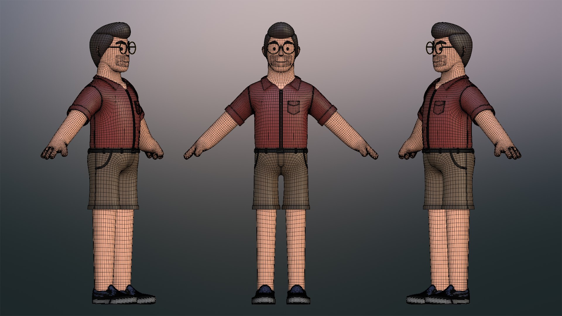 Minimal People Man Character 1005 3D - TurboSquid 2117662