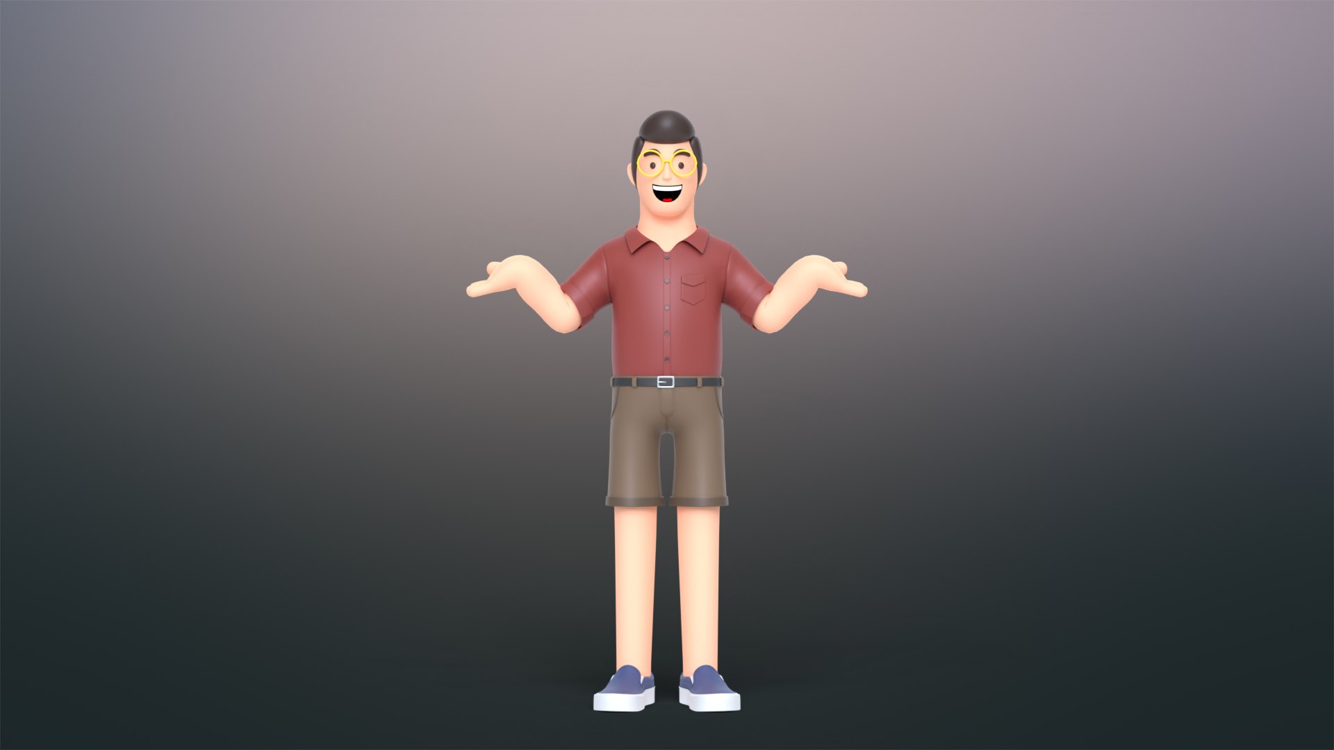 Minimal People Man Character 1005 3D - TurboSquid 2117662