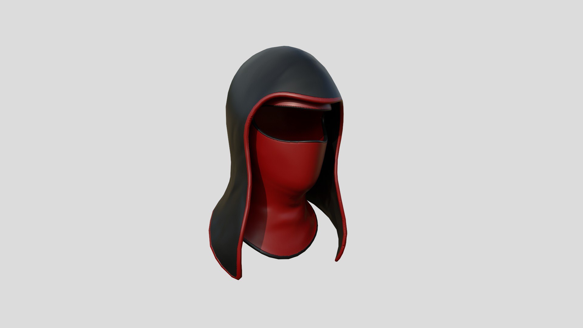 3D Ninja Assassin Hood 09 Red Cartoon - Character Design Fashion ...