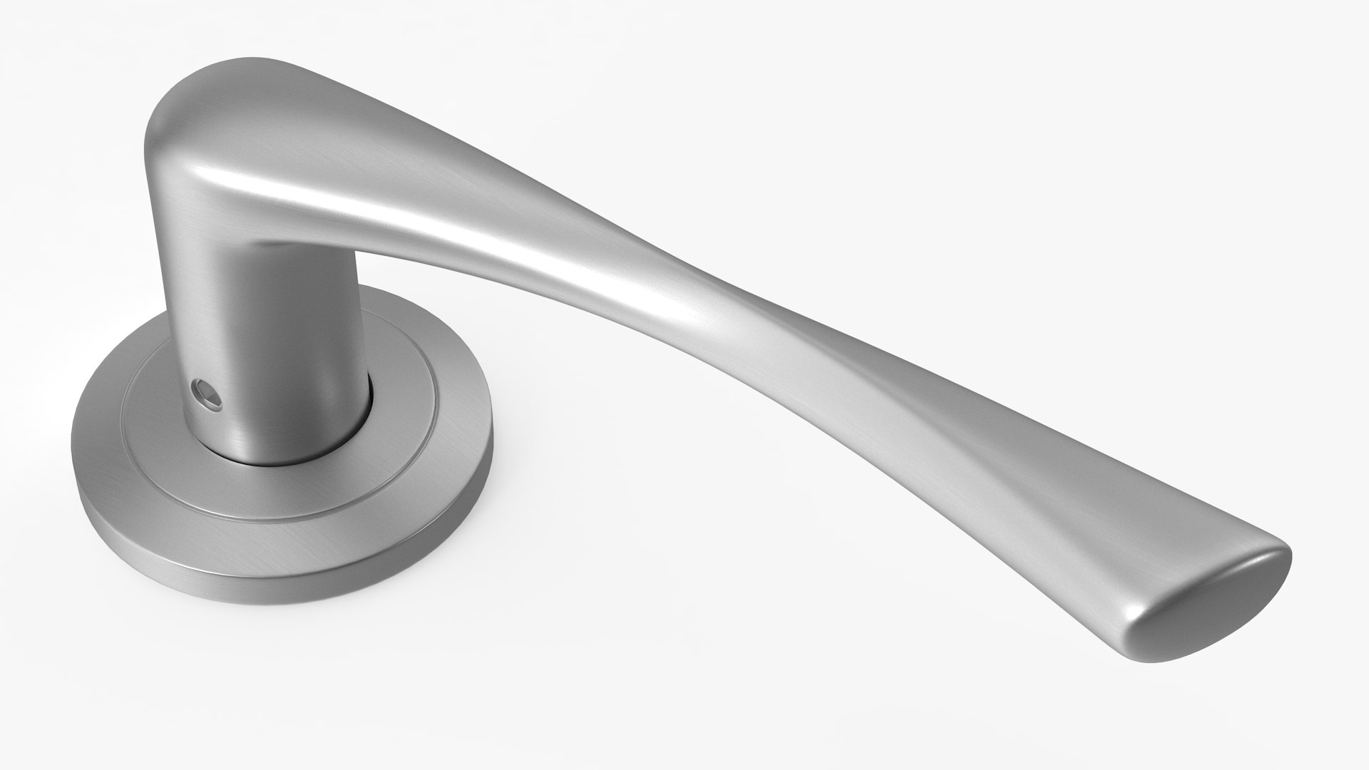 3D Steel Door Handles Separate model - TurboSquid 2003434
