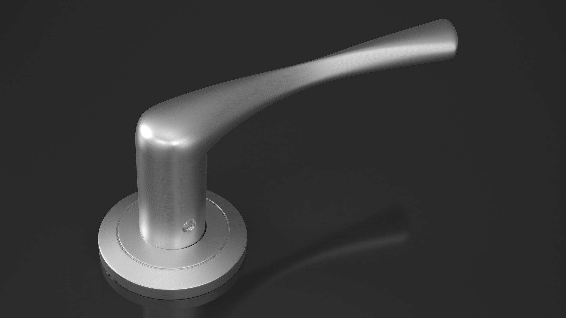 3D Steel Door Handles Separate Model - TurboSquid 2003434