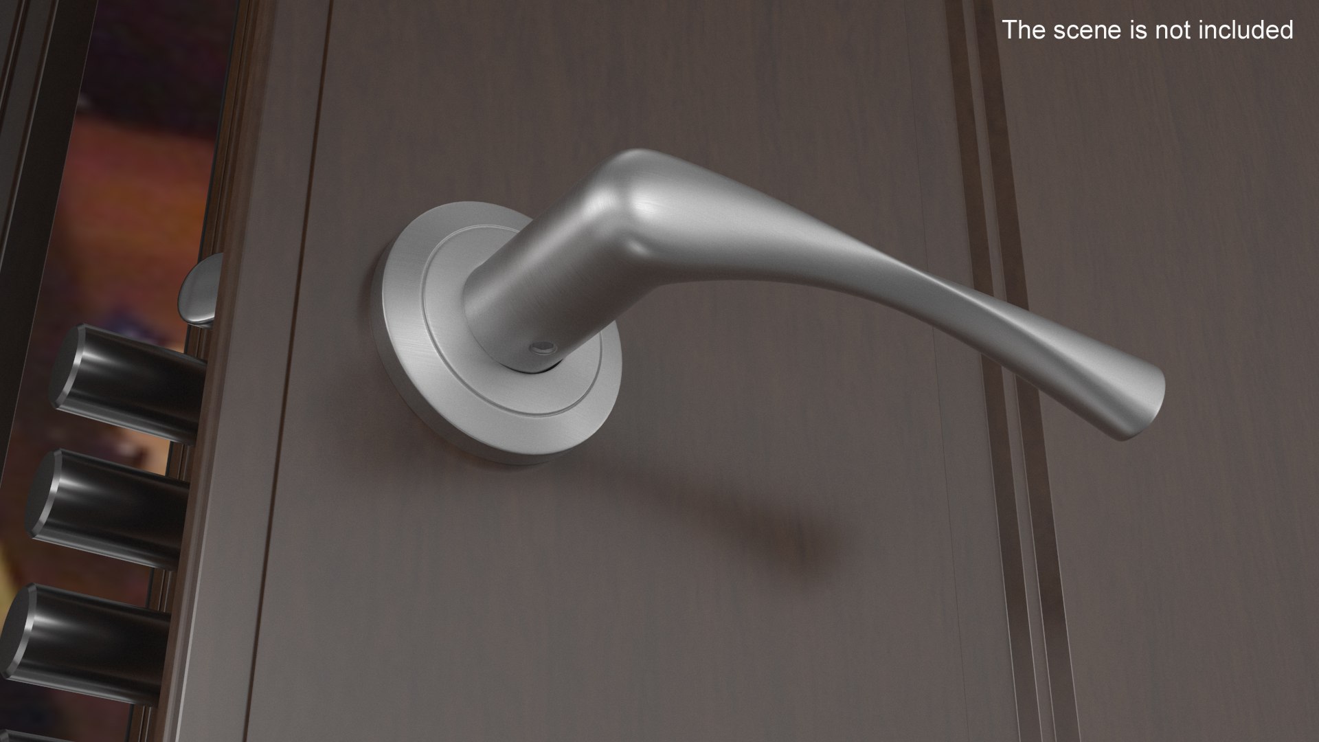 3D Steel Door Handles Separate Model - TurboSquid 2003434