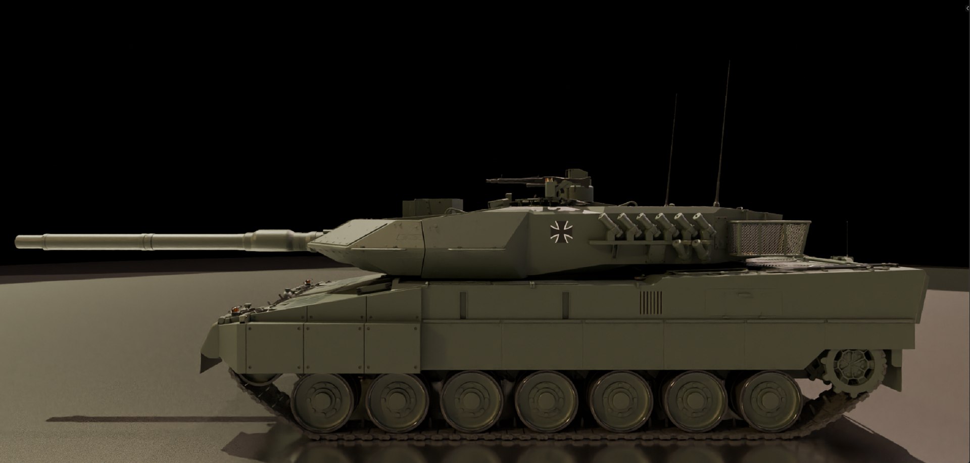 3D Leopard 2A7 Model - TurboSquid 2384968