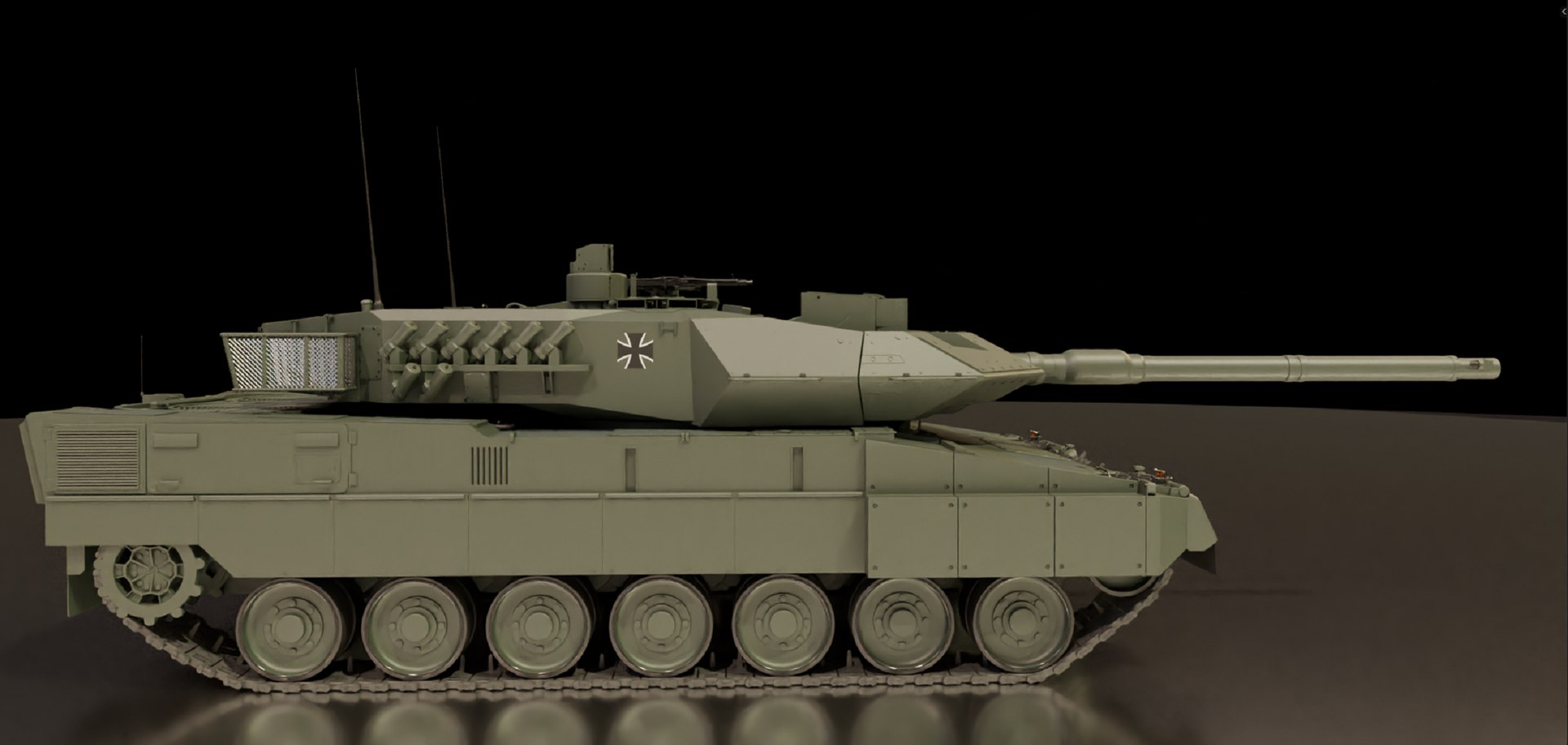 3D Leopard 2A7 Model - TurboSquid 2384968