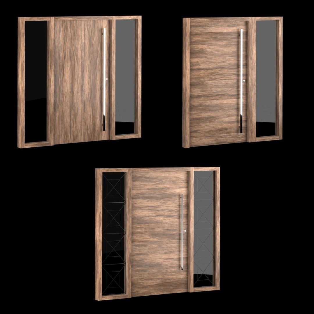 3D Exterior Large Doors Model - TurboSquid 1819571