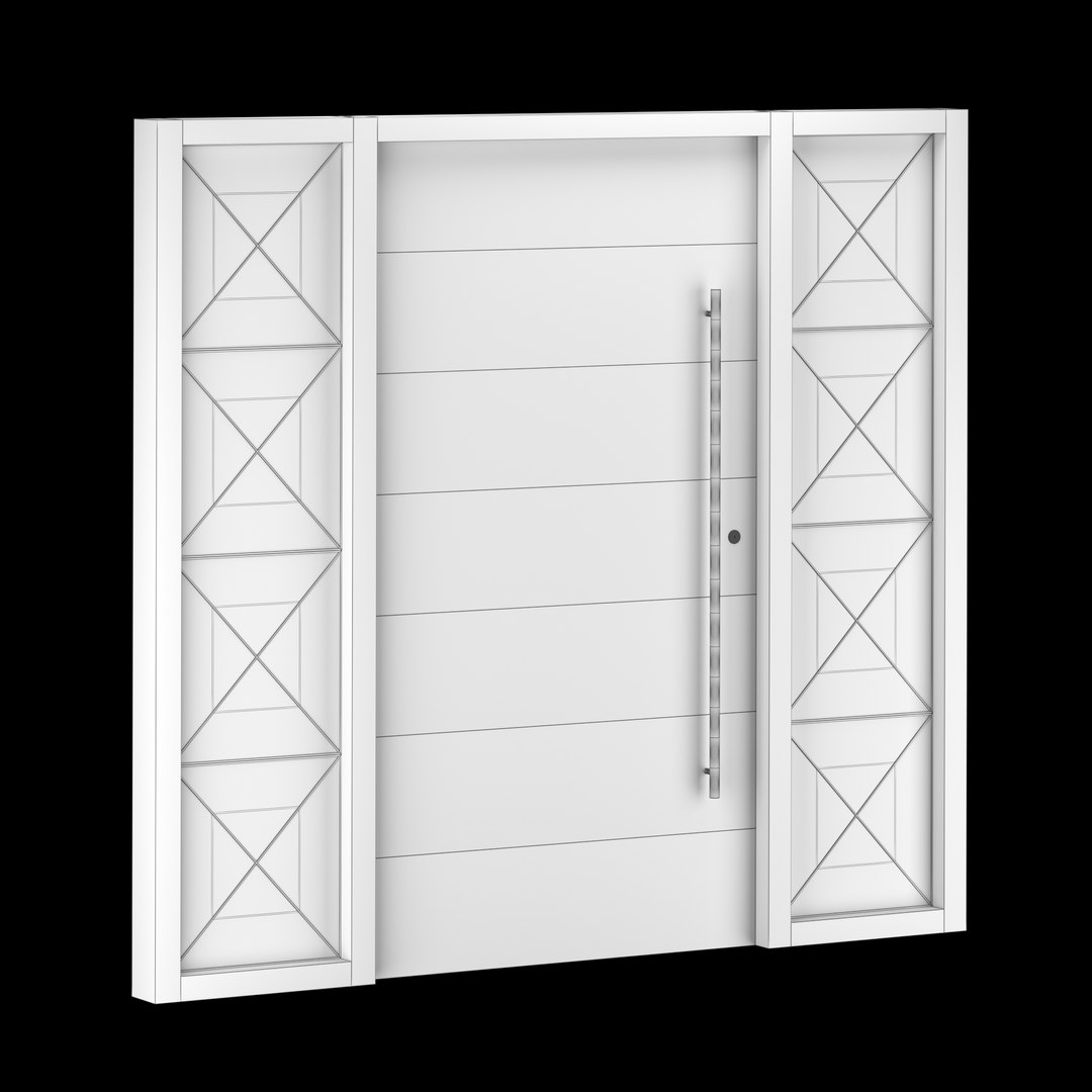 3D Exterior Large Doors Model - TurboSquid 1819571
