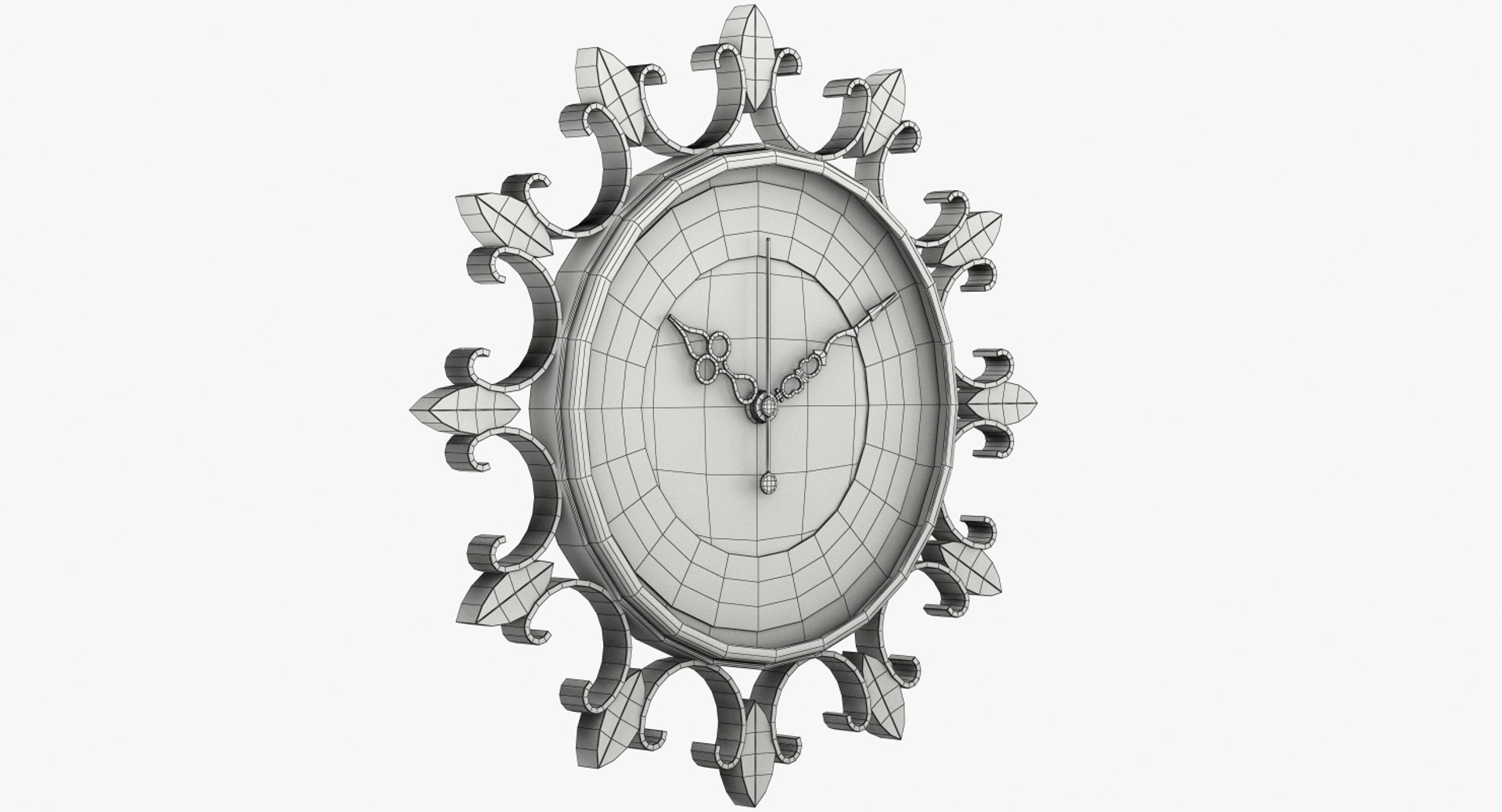 Wall Clock 3D Model - TurboSquid 1283813
