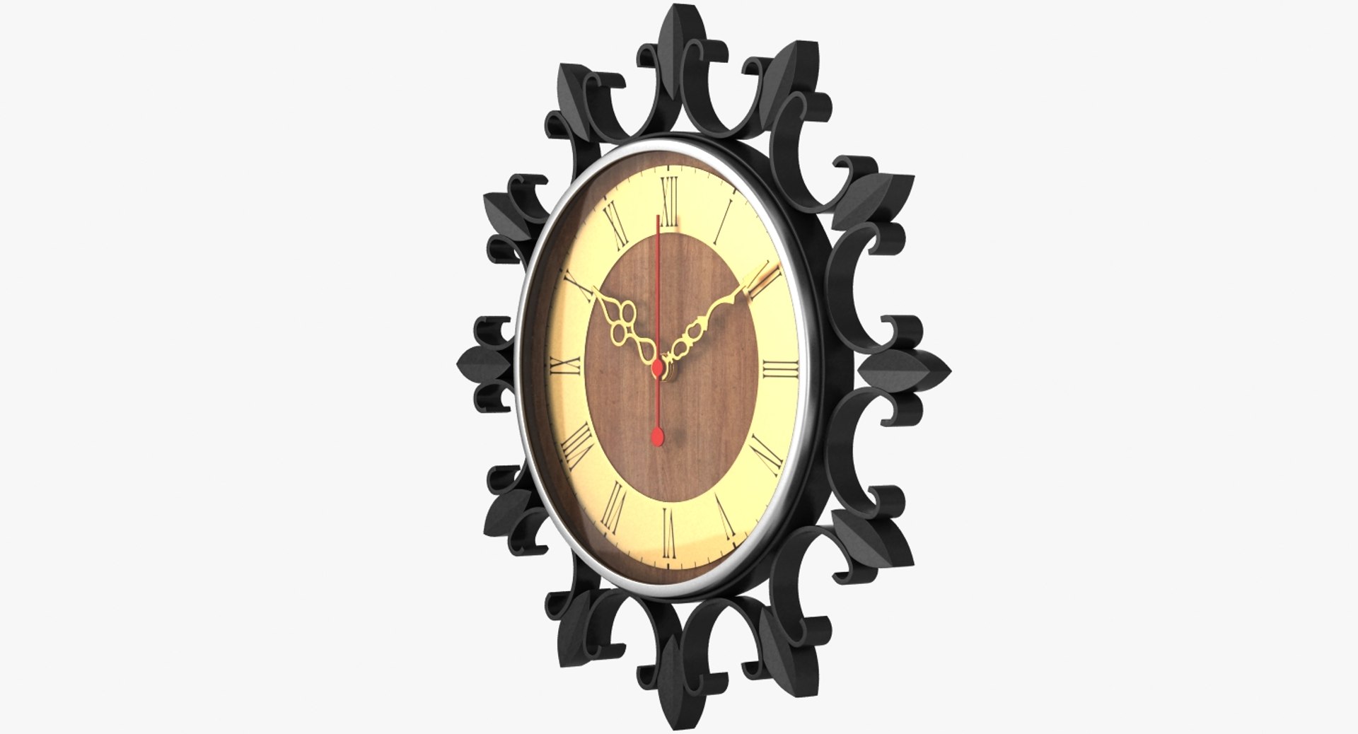 Wall Clock 3D Model - TurboSquid 1283813