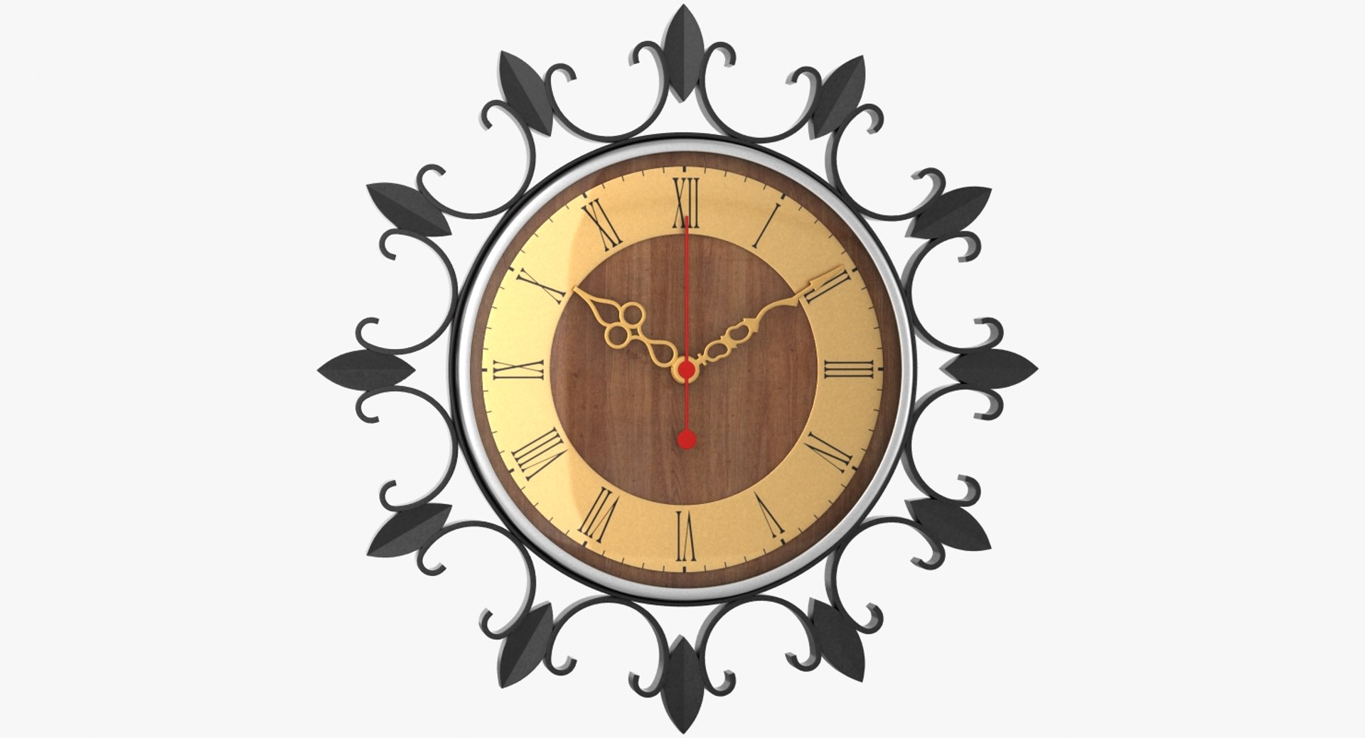 Wall Clock 3D Model - TurboSquid 1283813