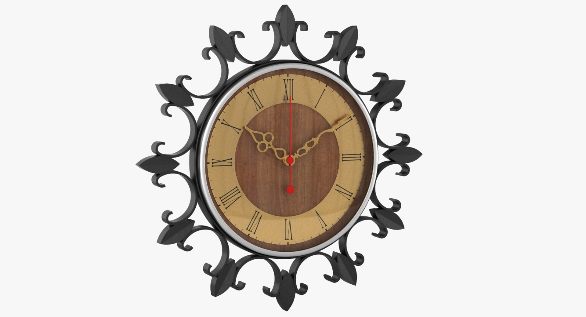Wall Clock 3D Model - TurboSquid 1283813