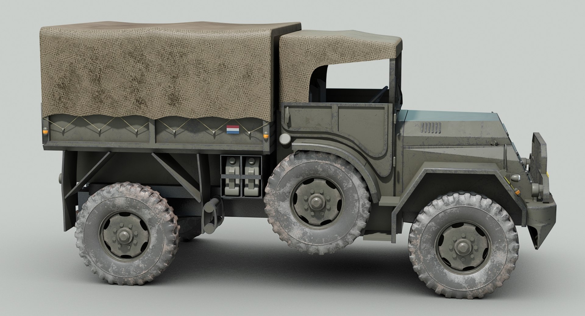 3D Netherlands Daf Ya 126 - TurboSquid 1370700