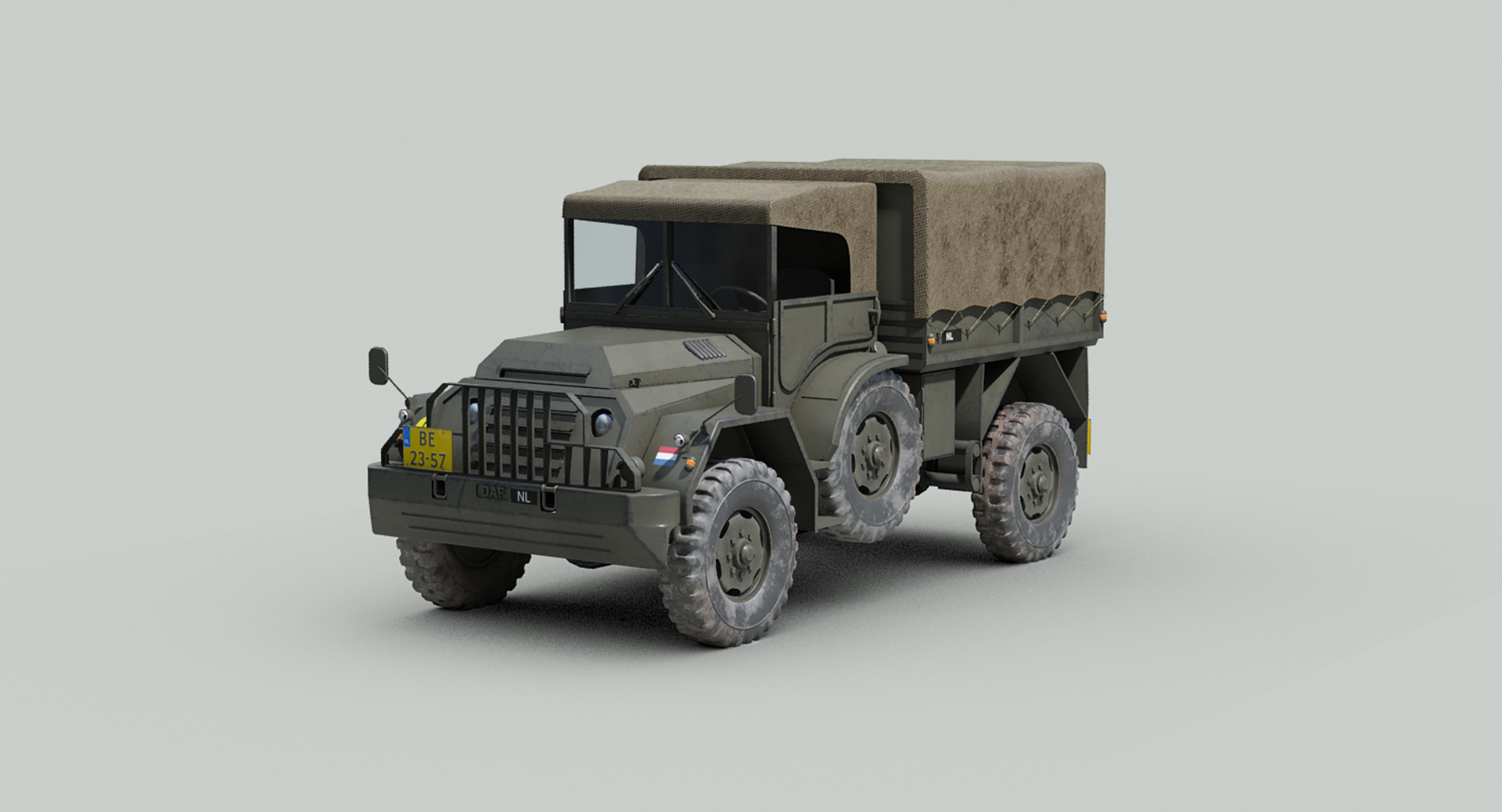 3D Netherlands Daf Ya 126 - TurboSquid 1370700