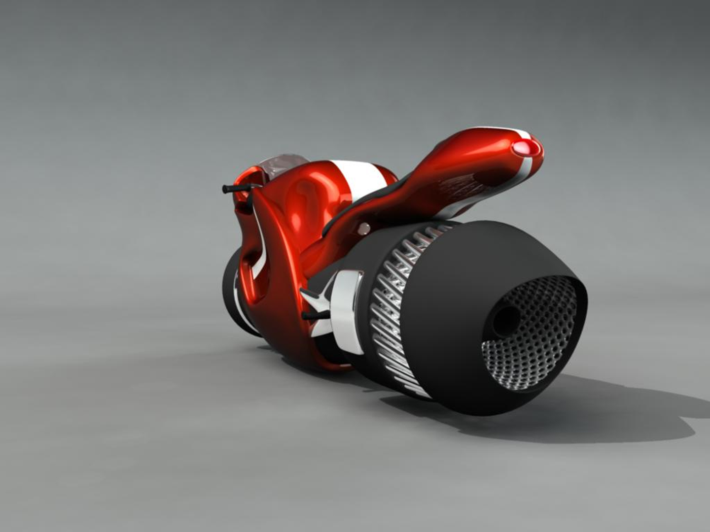 jetbike bike jet engine 3d ma
