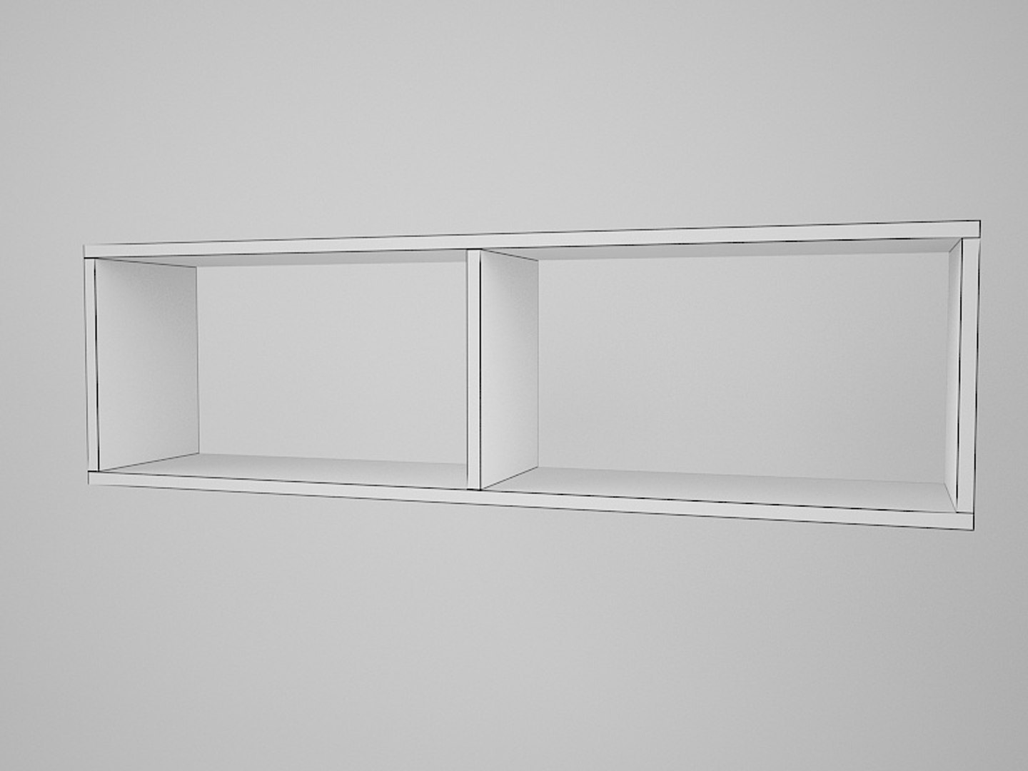 3d Model Of Shelf Bedroom Leta