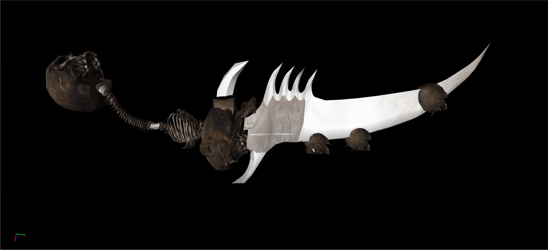 3D Necromancer Dagger Model - TurboSquid 1194434