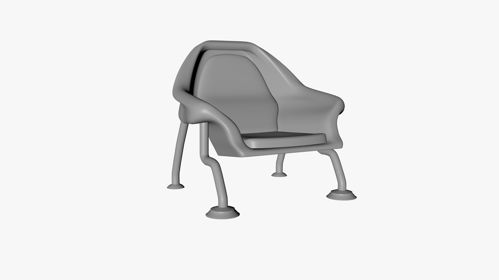 3D Model Sci-Fi Chair - TurboSquid 1966291