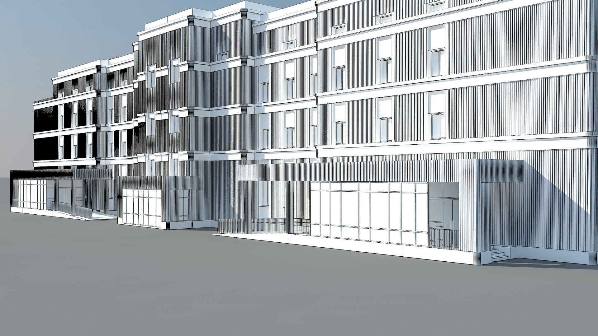 Hospital Building 3D Model - TurboSquid 1614577