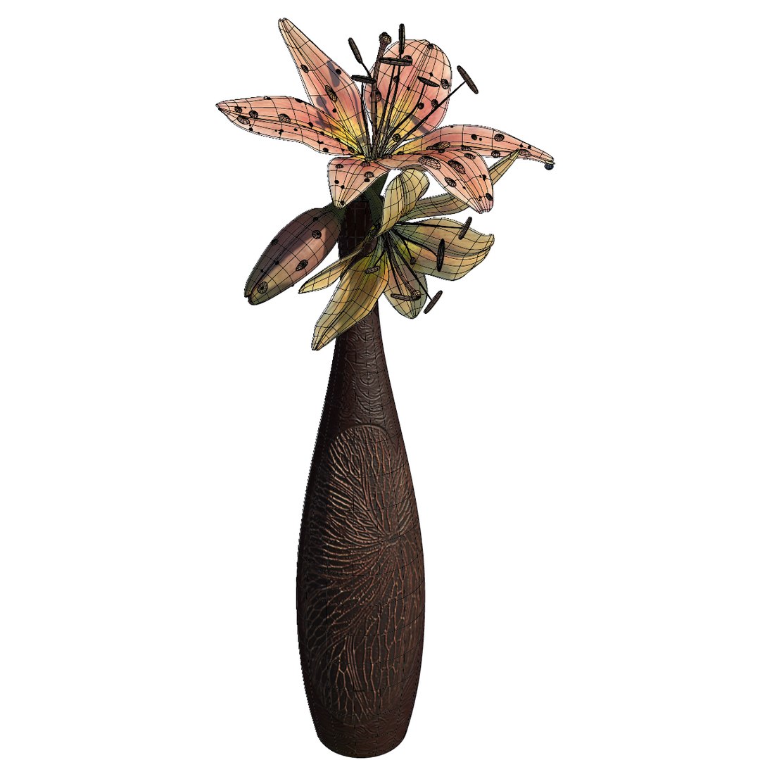 3d Lily Flower Model