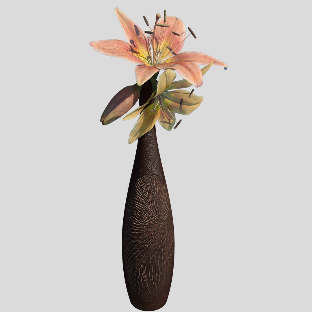 3d Lily Flower Model