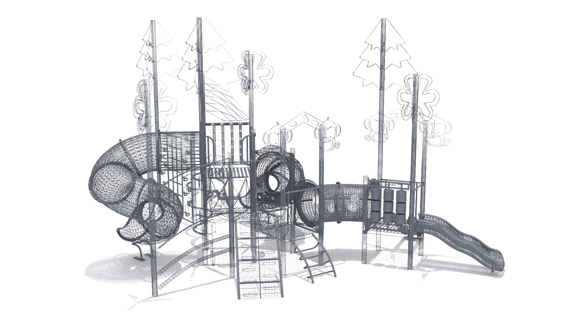 Tree Playground 3D - TurboSquid 1810934