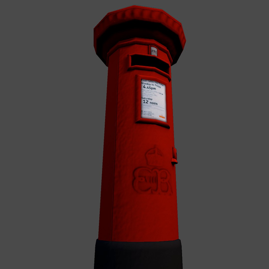 Free Post Box 3d Model