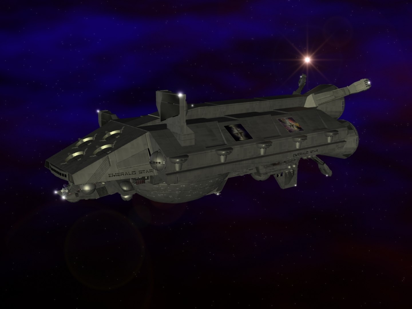 Aegis Warship 3d Model