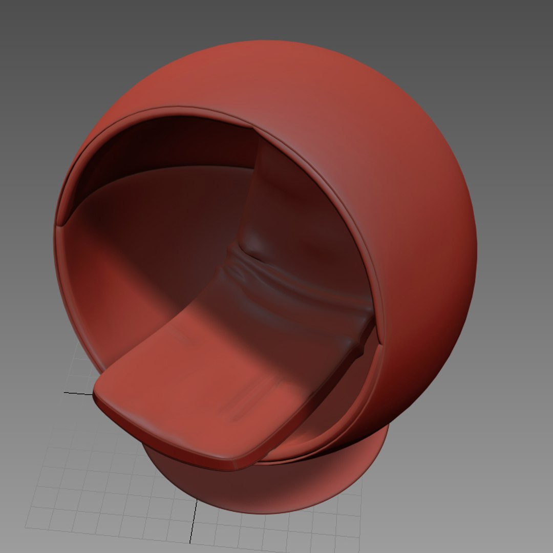 3D Sphere Chair Model - TurboSquid 1214352