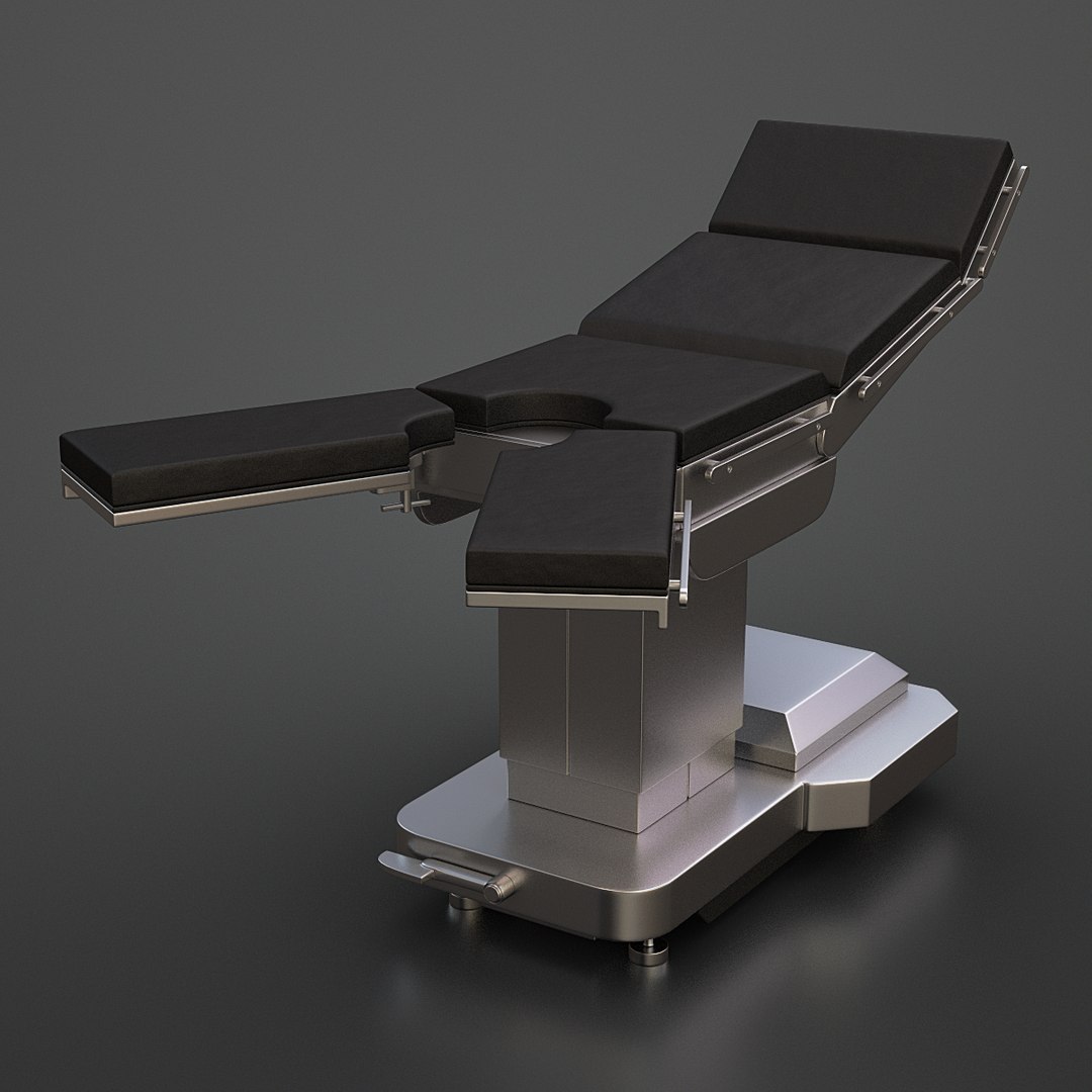operating room table 3d max