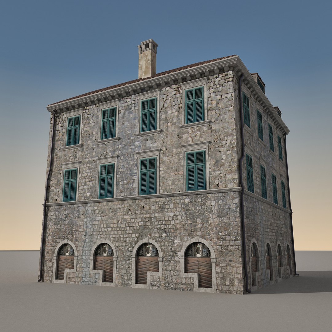 3d Model Building Italian