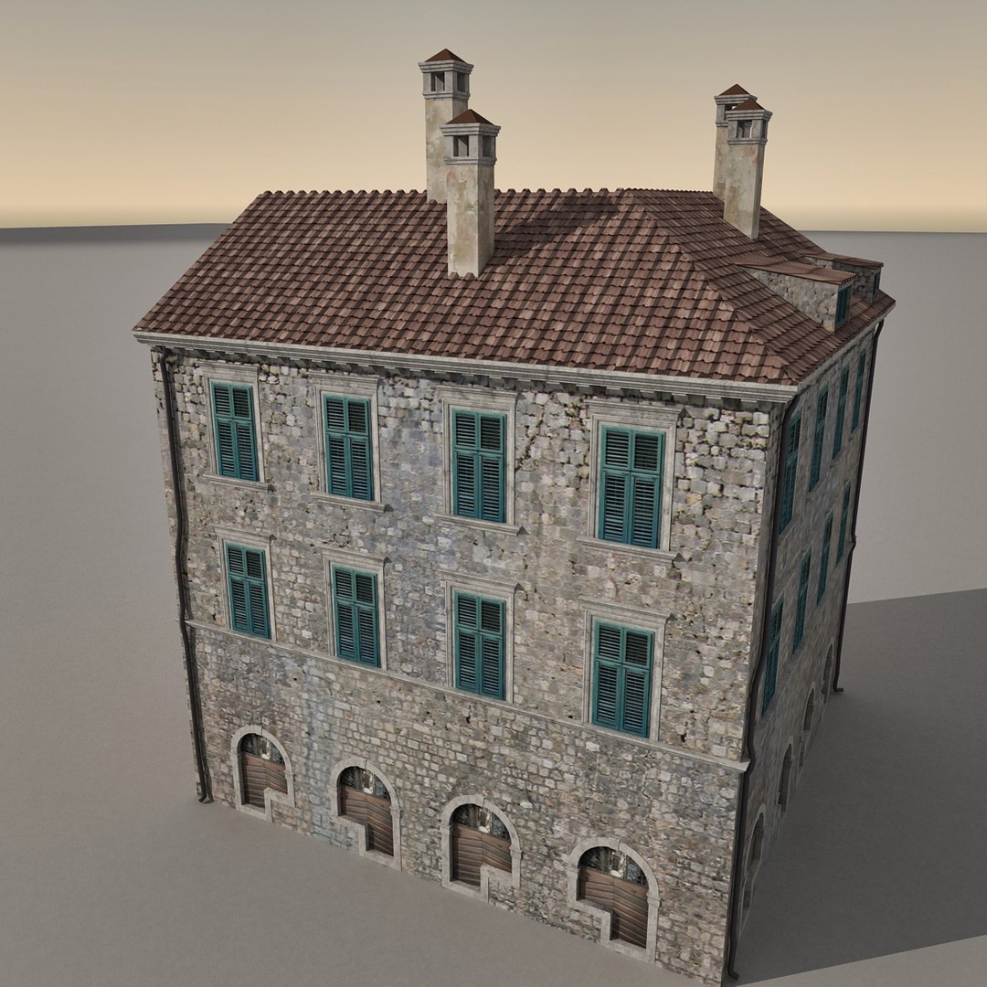 3d Model Building Italian