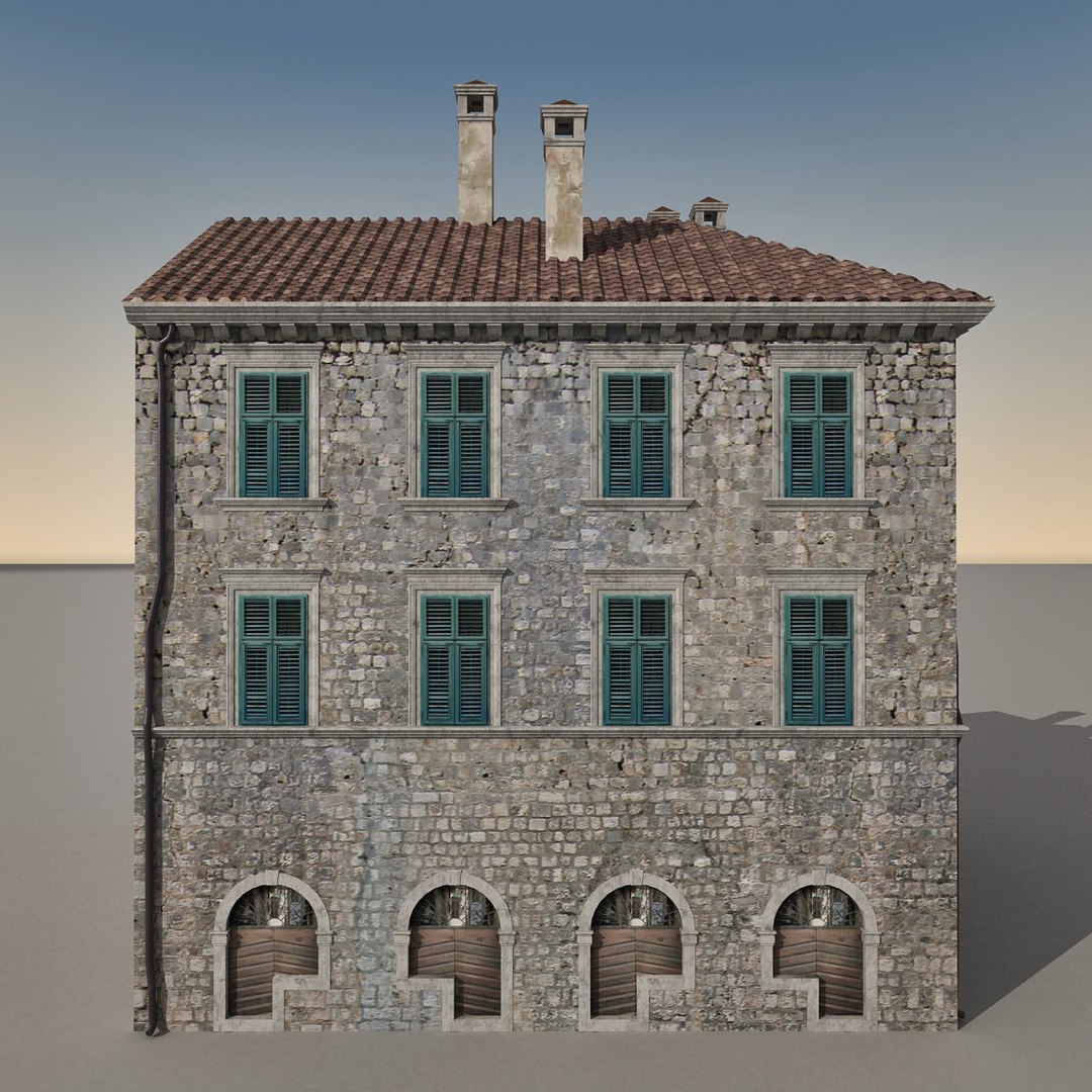 3d Model Building Italian