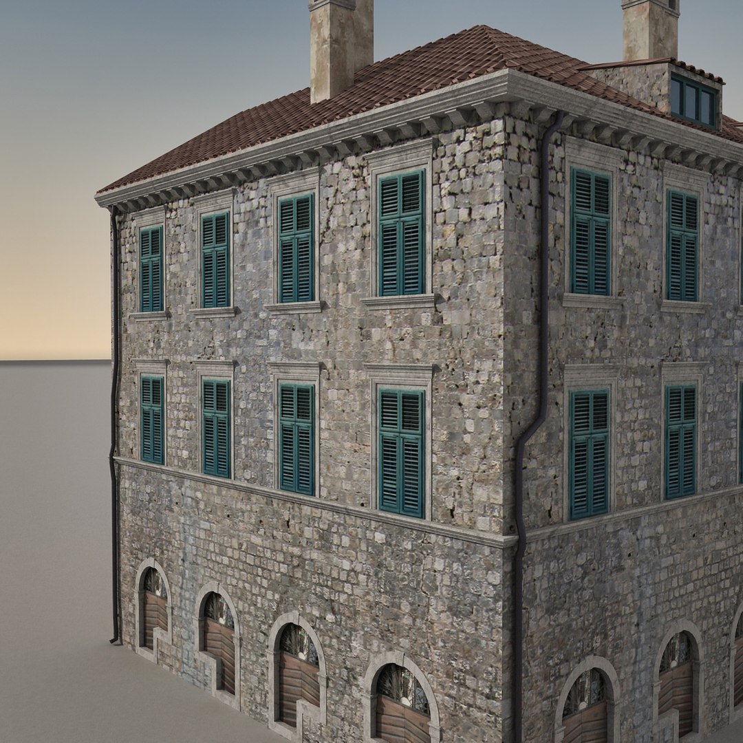 3d Model Building Italian