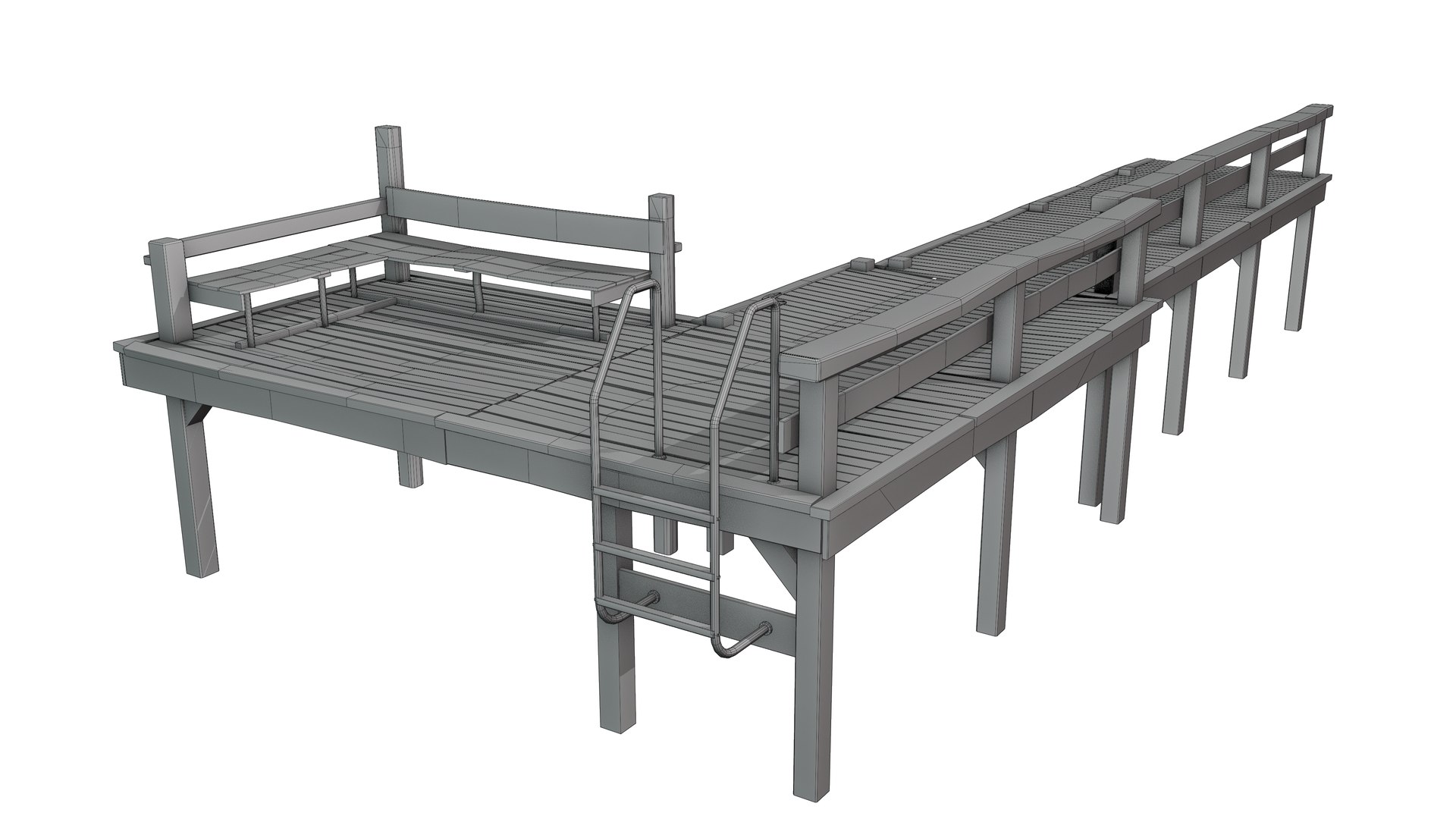 Jetty 3D Model - TurboSquid 1628815