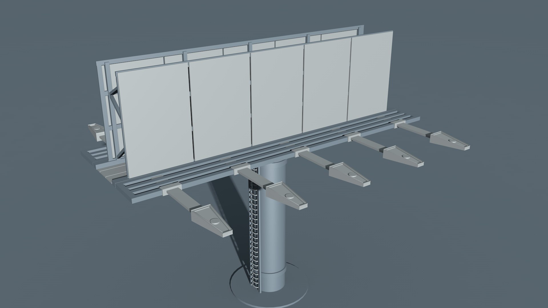 3d model billboard board