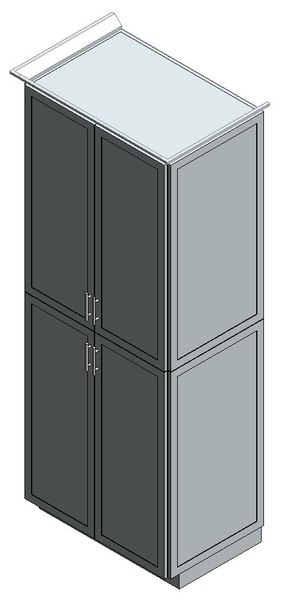 revit cabinets cabinetry craftsman 3d model