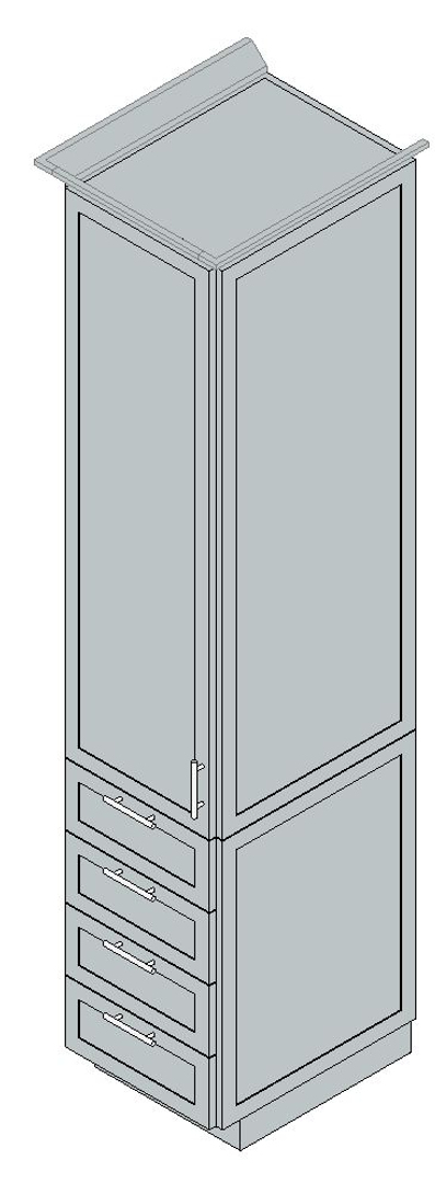 revit cabinets cabinetry craftsman 3d model