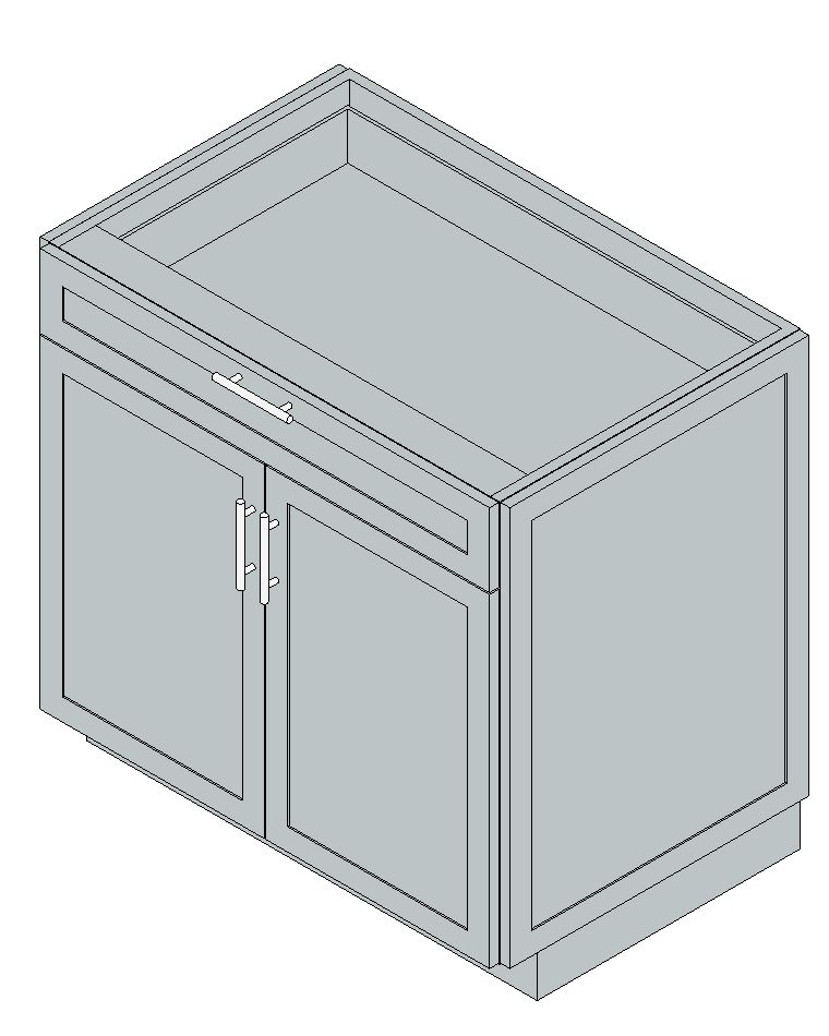 revit cabinets cabinetry craftsman 3d model