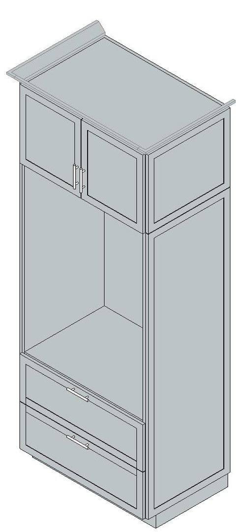 revit cabinets cabinetry craftsman 3d model