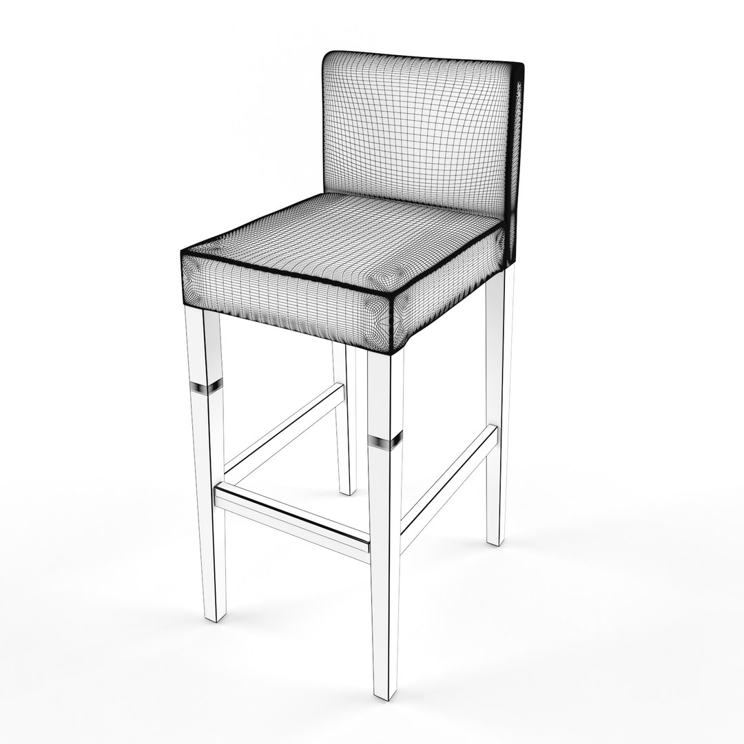 Ikea Henriksdal Bar Stool 3d Max