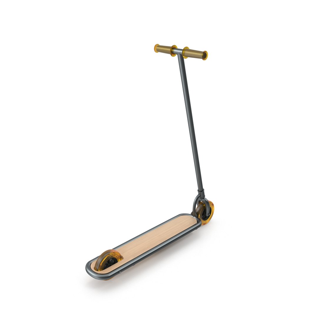 Vintage Scooter 3d Model