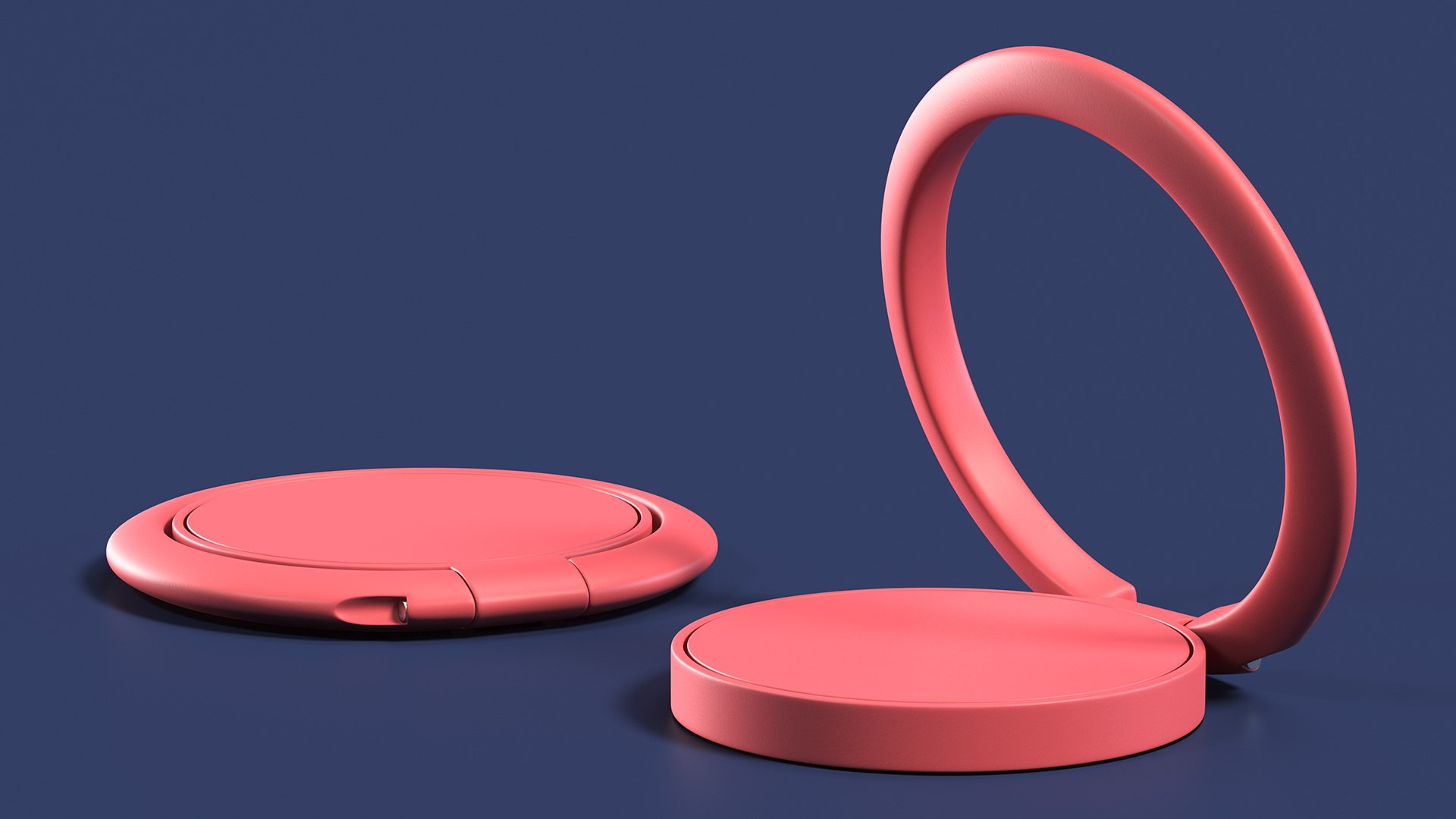 3D Model Red Finger Ring Phone Holder - TurboSquid 1964674