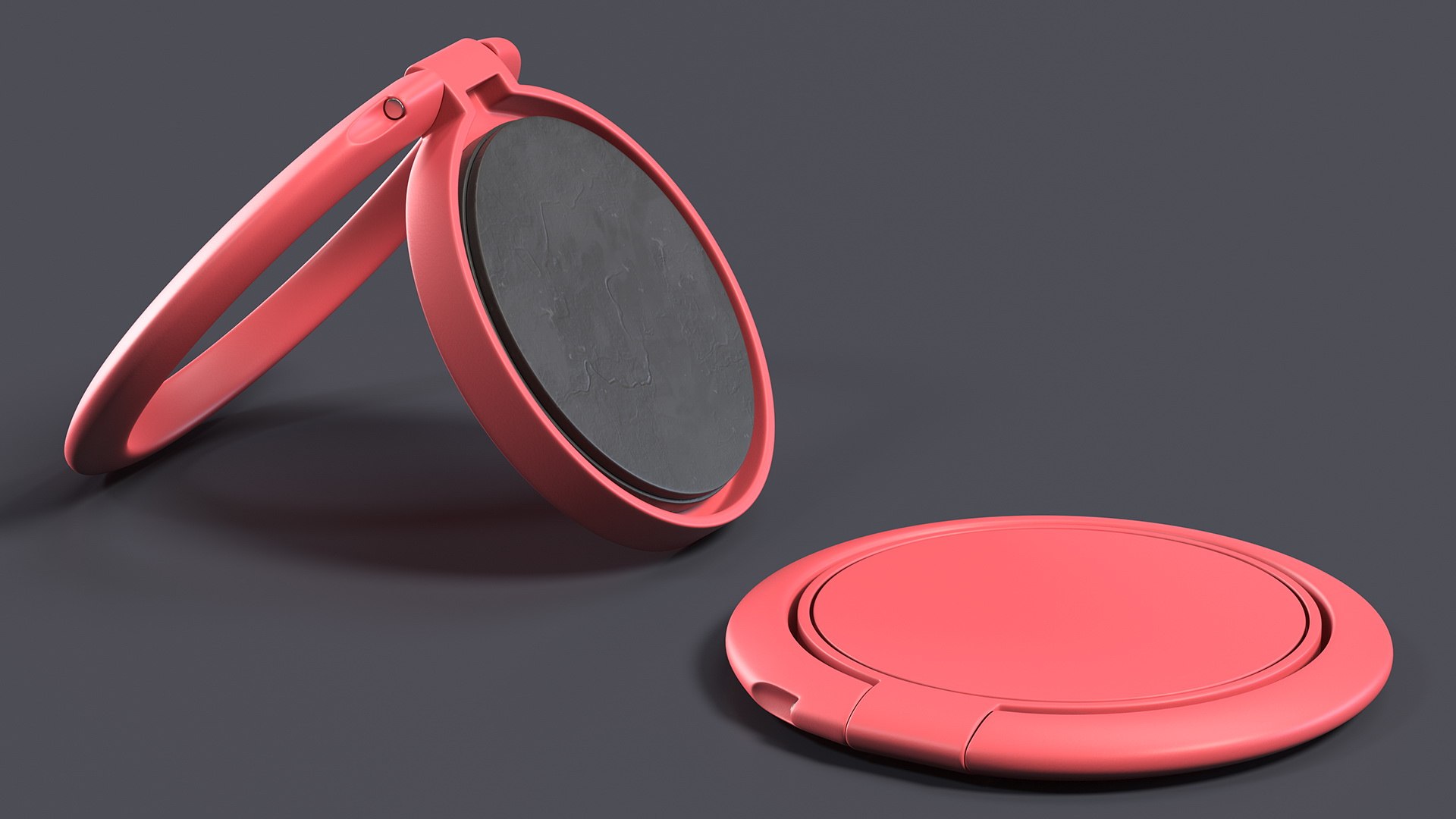 3D Model Red Finger Ring Phone Holder - TurboSquid 1964674