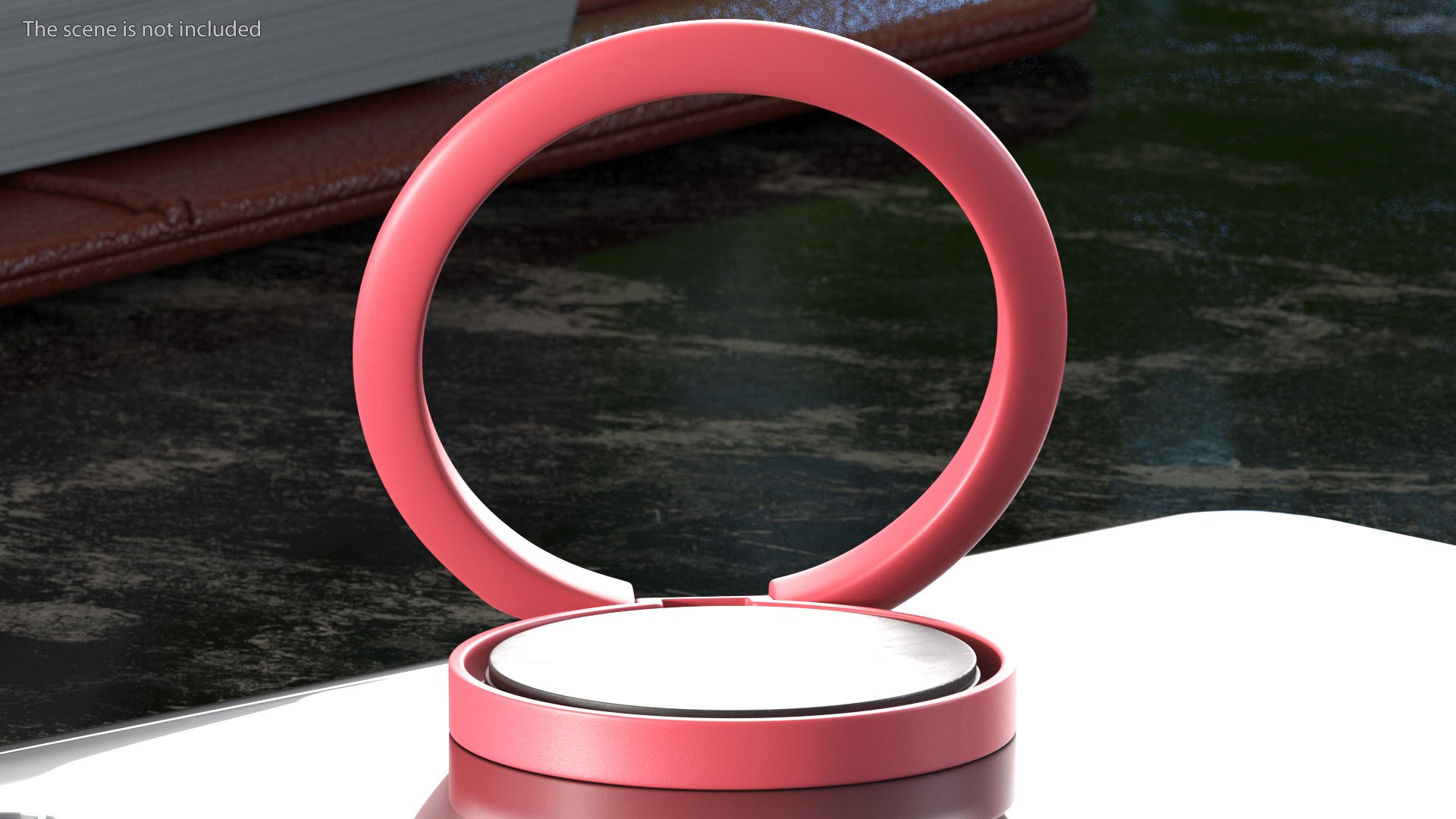 3D Model Red Finger Ring Phone Holder - TurboSquid 1964674