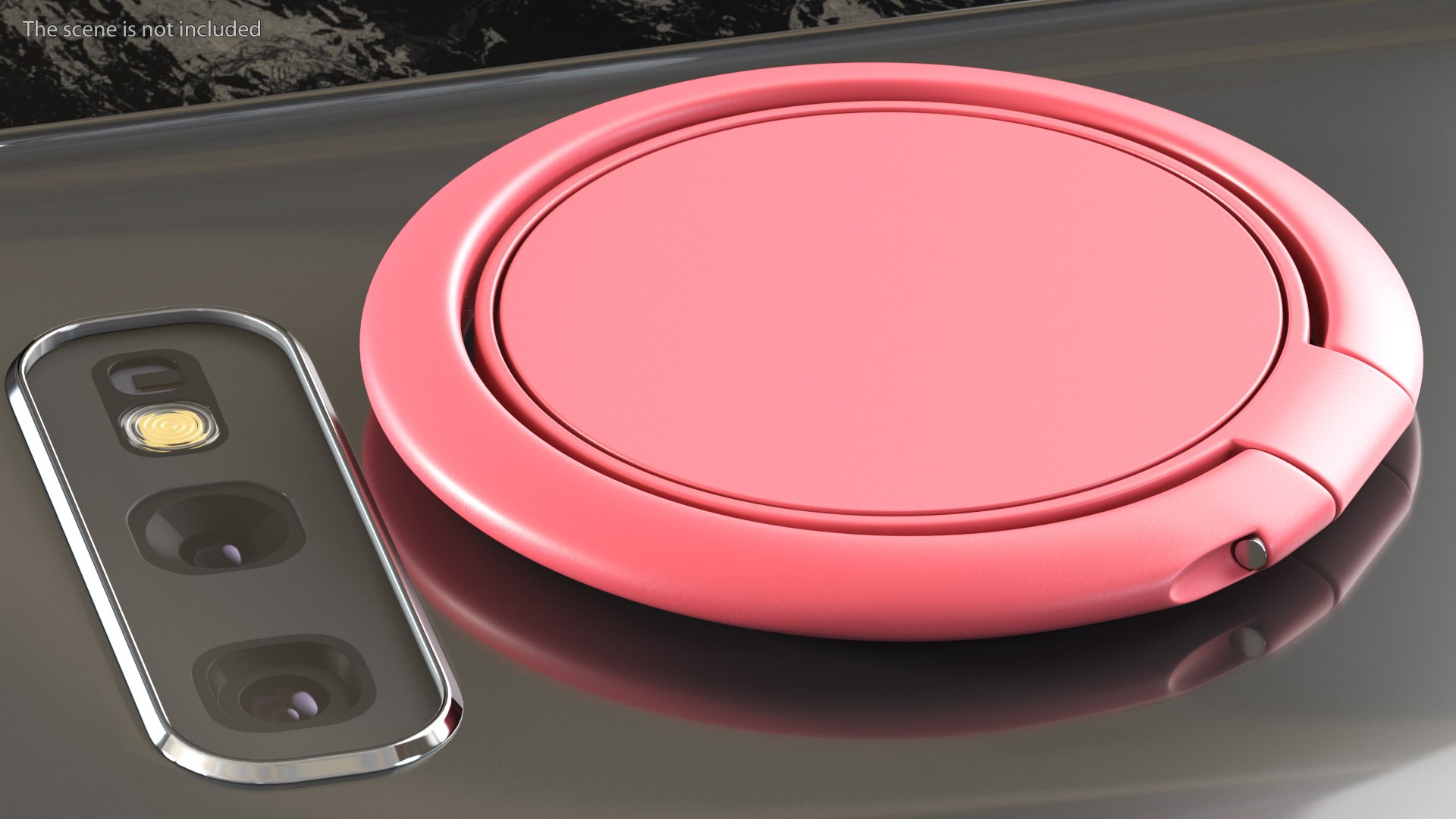 3D Model Red Finger Ring Phone Holder - TurboSquid 1964674