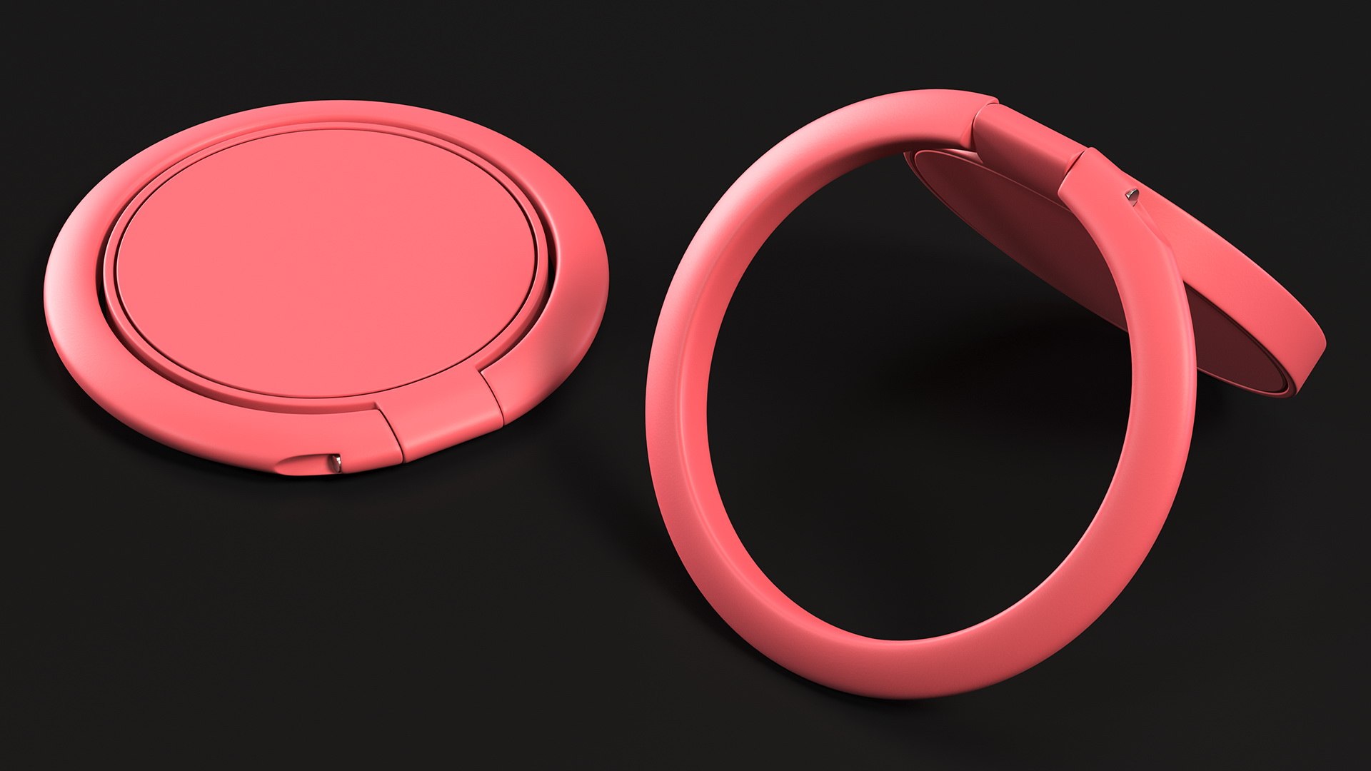 3D Model Red Finger Ring Phone Holder - TurboSquid 1964674
