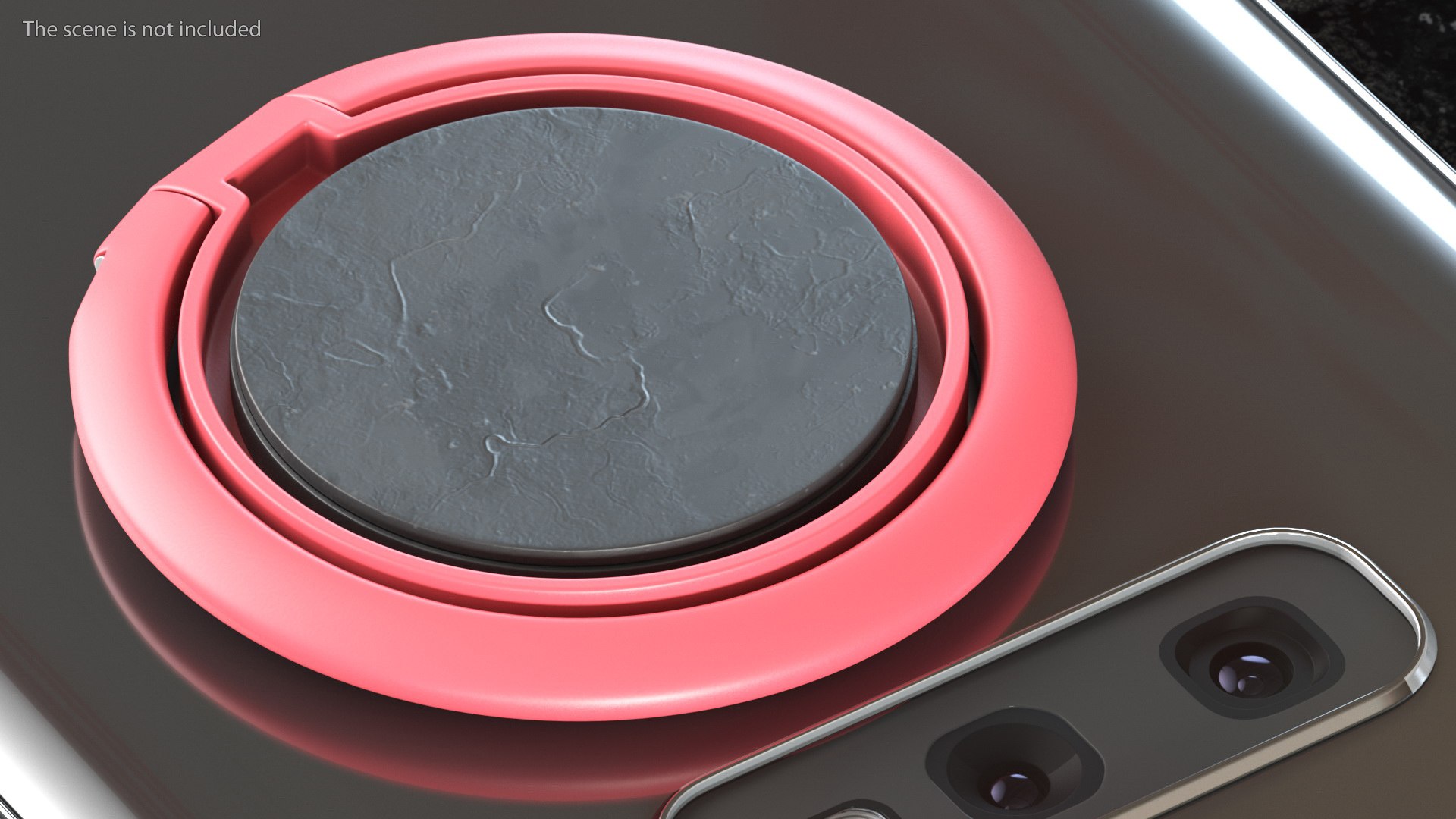 3D Model Red Finger Ring Phone Holder - TurboSquid 1964674