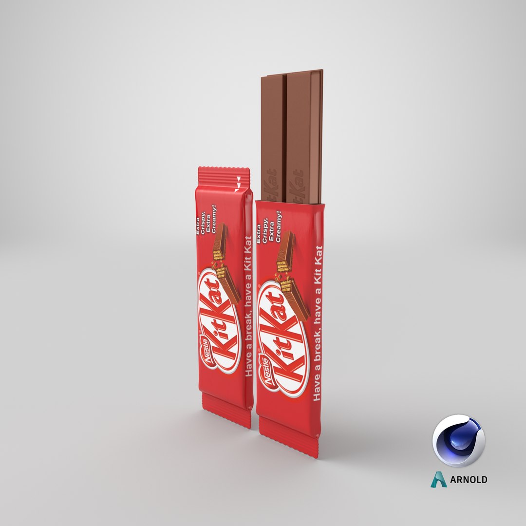 3D Model Kitkat Kit Kat - TurboSquid 1671243