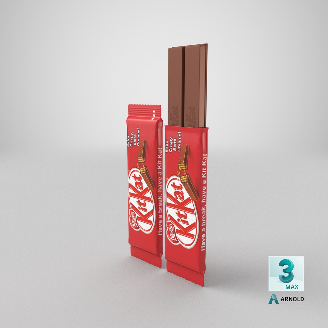 3D Model Kitkat Kit Kat - TurboSquid 1671243